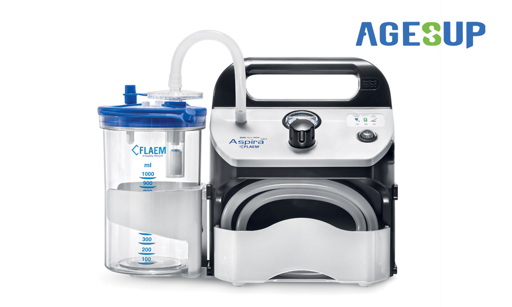 เครื่องซักชั่นดูดเสมหะแบบพกพา FLAEM รุ่น Aspira GO (AR30P00) - agesup